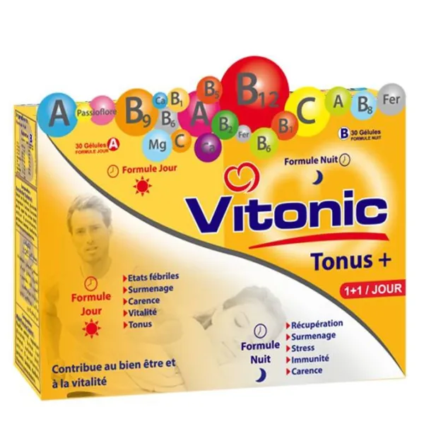 Vitonic tonus+ 30 gélules | Promedical