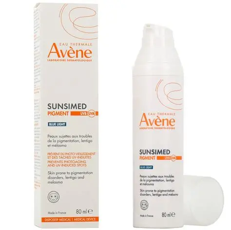 AVENE SUNSIMED PIGMENT BLUE LIGHT SPF50+ 80mL | Promedical